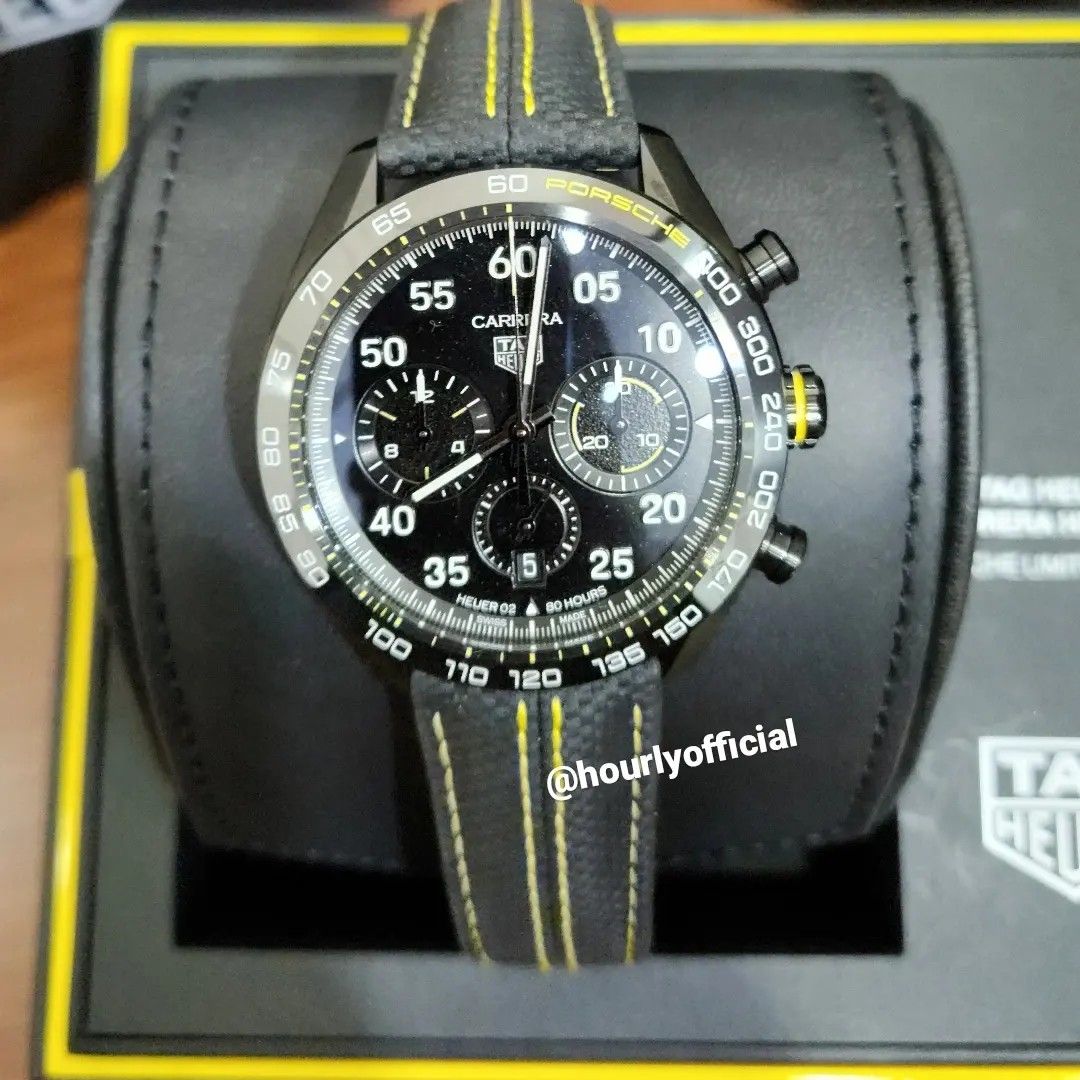 Jam Tangan Tag Heuer Carrera x Porsche LIMITED EDITION, Fesyen Pria ...