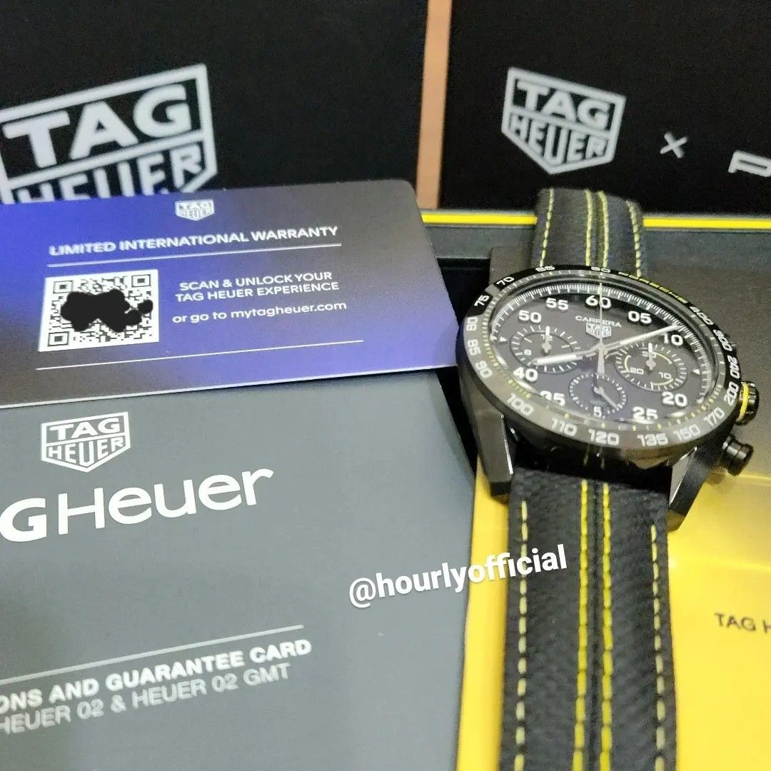 Jam Tangan Tag Heuer Carrera x Porsche LIMITED EDITION, Fesyen Pria ...