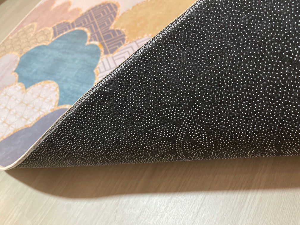 Japanese design Coffee table carpet rug 120cm x 80cm, Furniture & Home ...