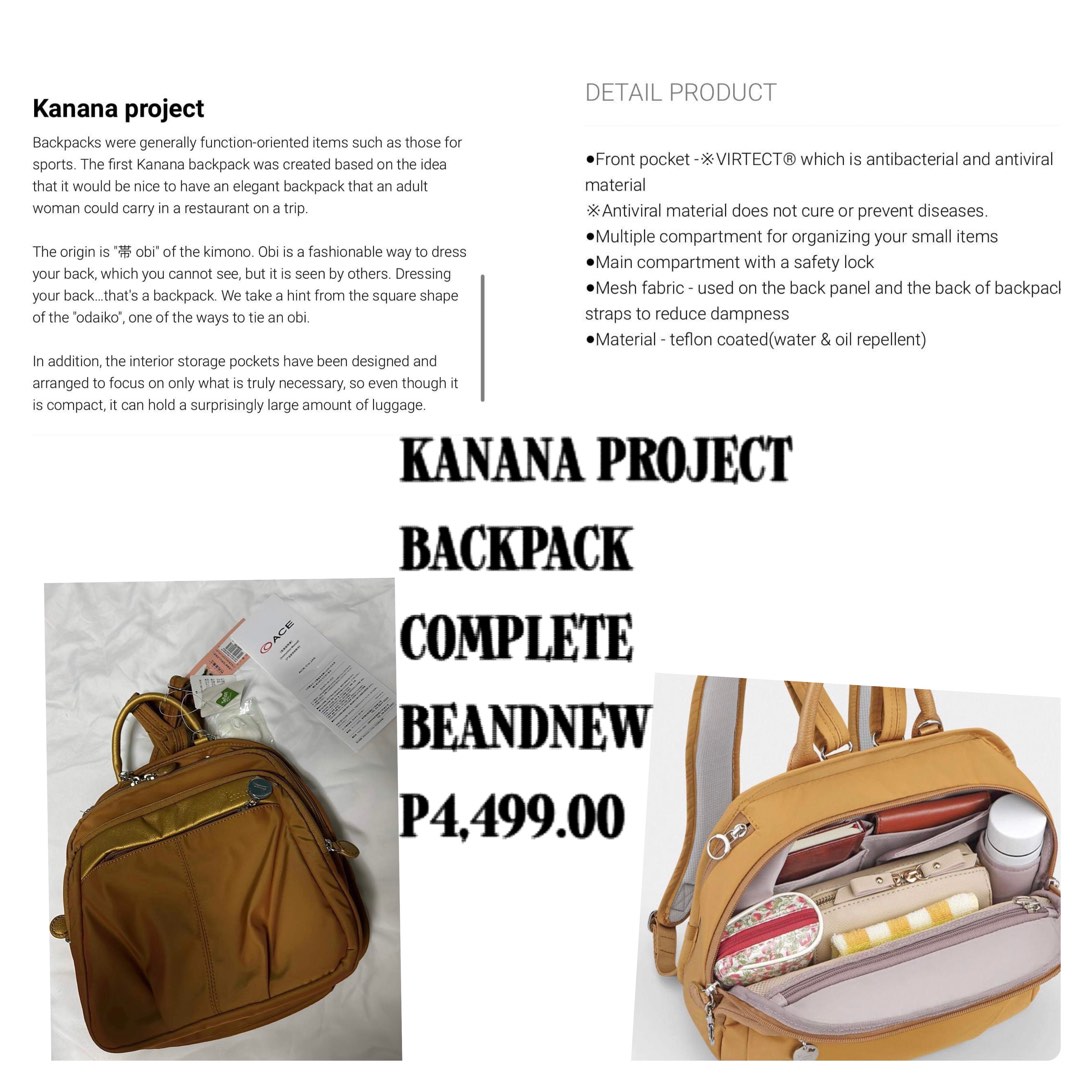Kanana Project Backpack on Carousell