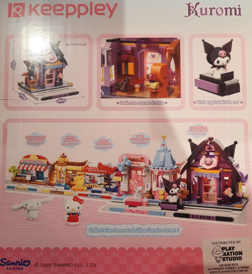 Keeppley Sanrio Lego figure (Cinnamoroll / Kuromi / Hello Kitty ...
