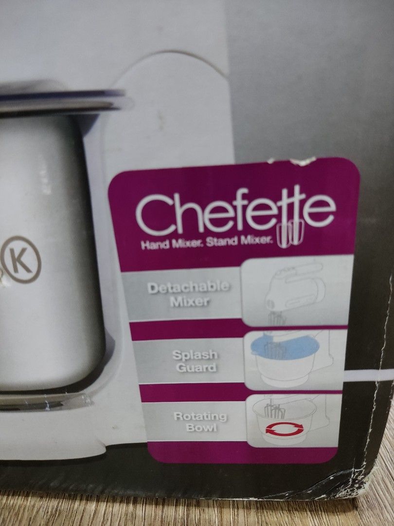 Kenwood Chefette Handmixer HM680, Furniture & Home Living, Kitchenware ...