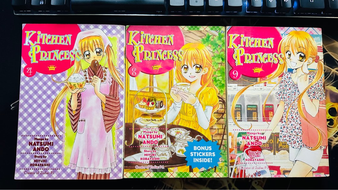 Kitchen Princess manga vol 4,8,9, Hobbies & Toys, Books & Magazines ...