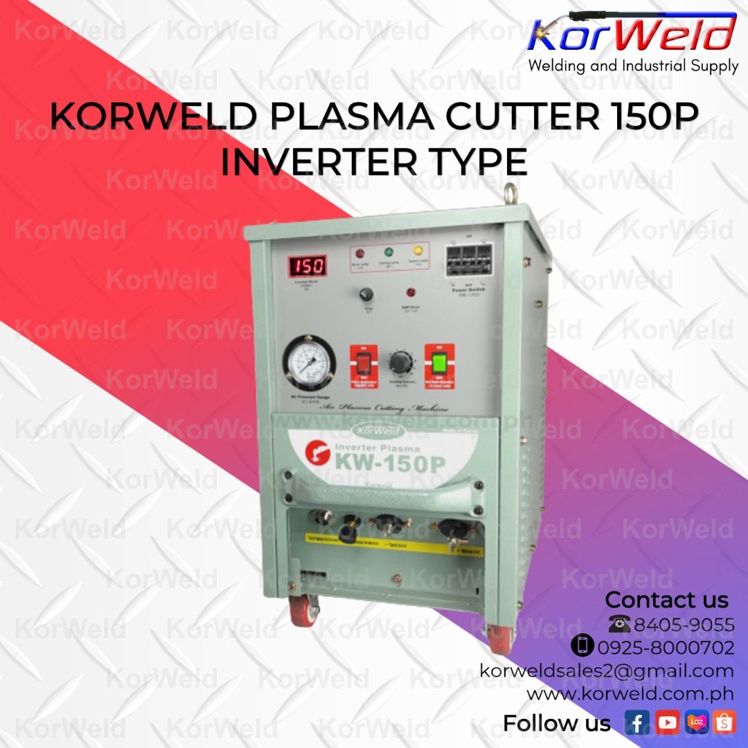 KORWELD PLASMA CUTTER 150P INVERTER TYPE, Commercial & Industrial, Industrial Equipment on Carousell