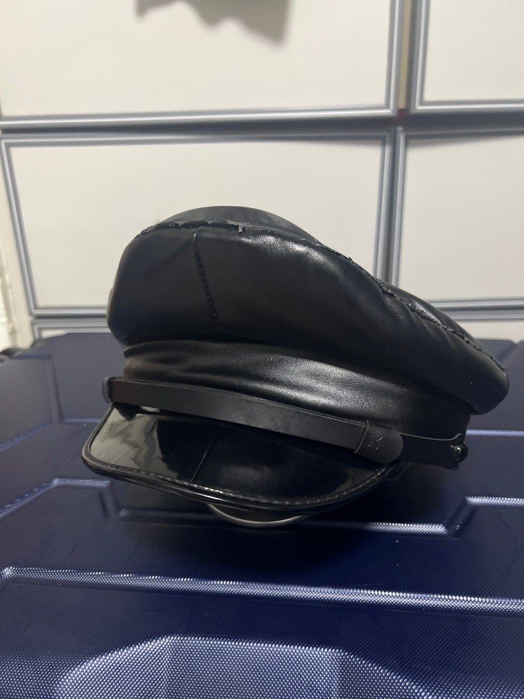 Leather Muir Cap, Men's Fashion, Watches & Accessories, Caps & Hats on ...