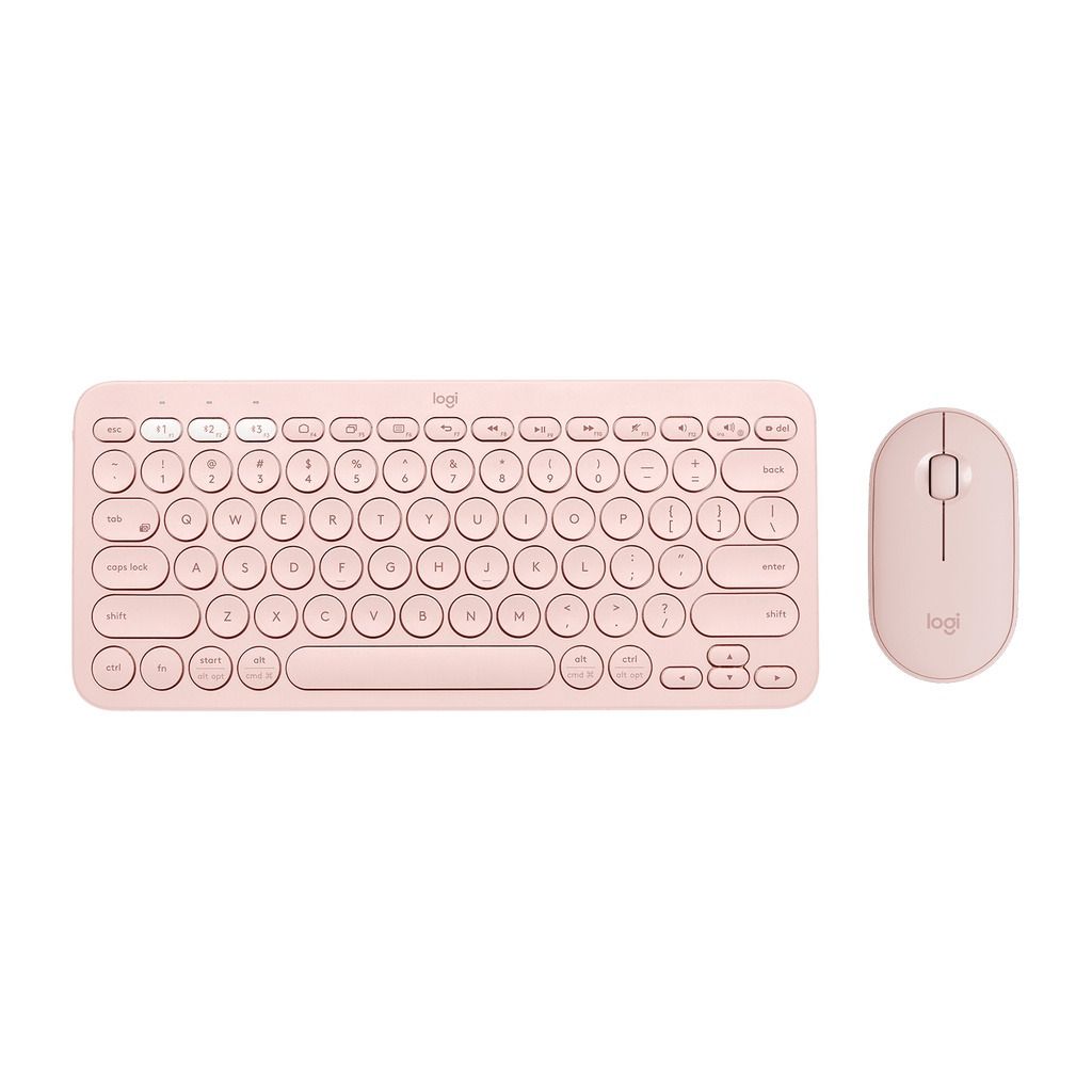 Logitech K380 keyboard + M350 mouse set PINK, Computers & Tech, Parts ...