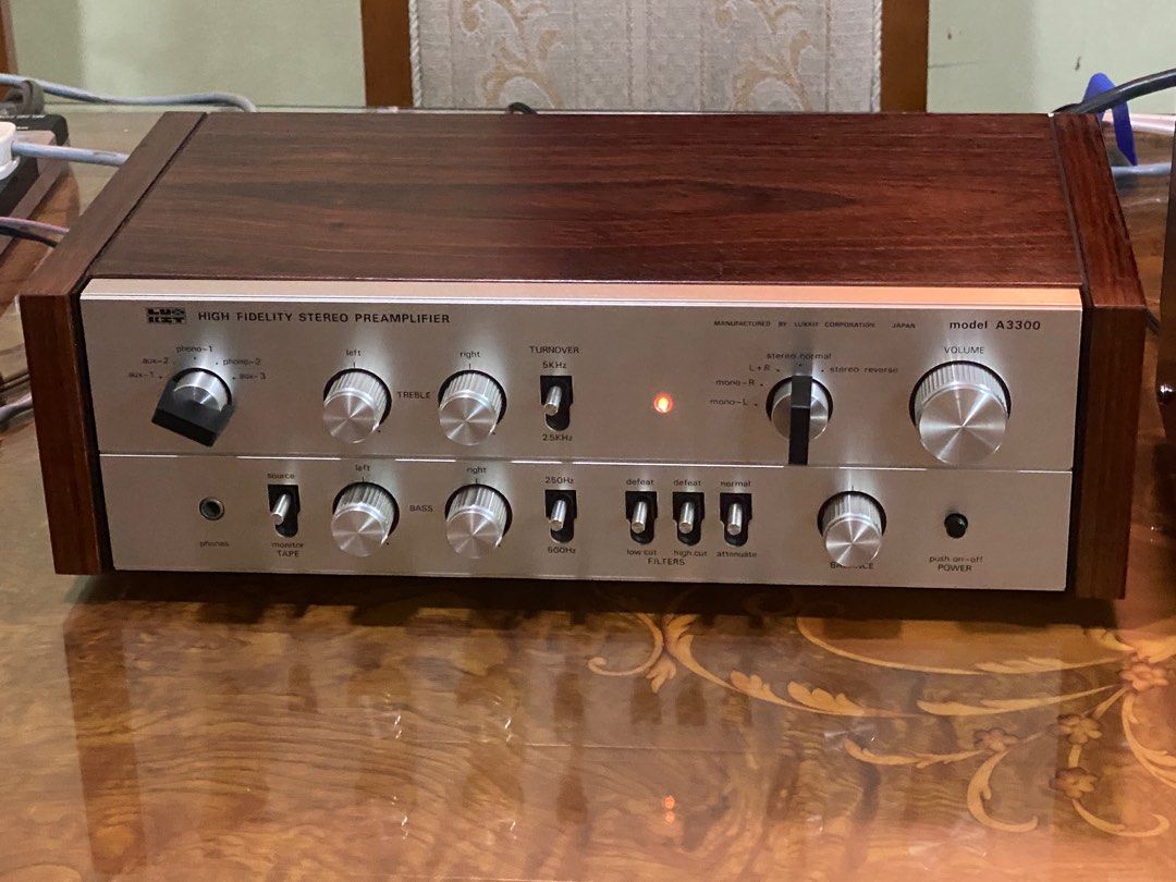 Luxman a-3500 power amp Matching pre a-3300, Audio, Soundbars, Speakers ...