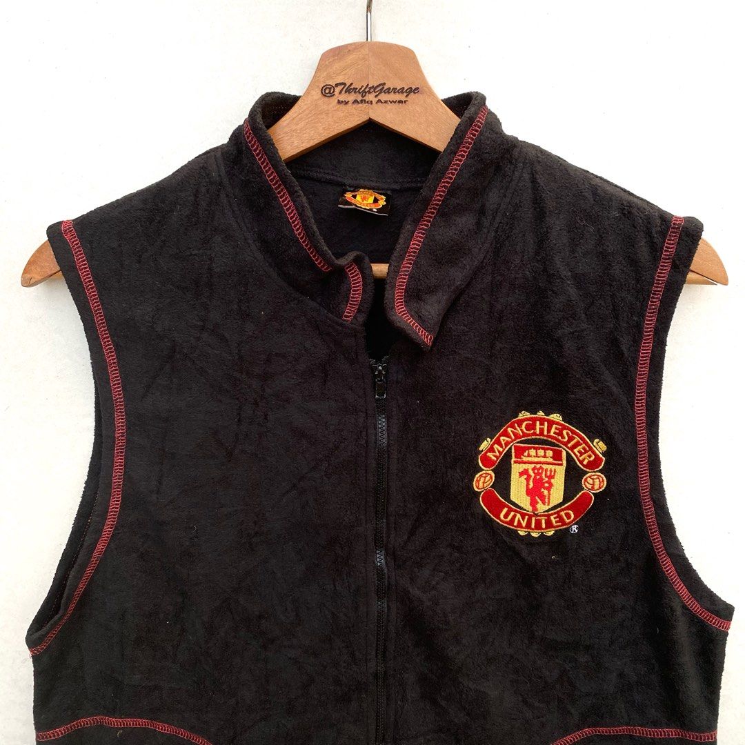Manchester United Official Merchandise Kids Fleece Vest, Men's Fashion ...