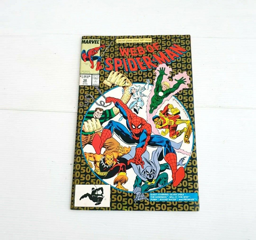 Marvel comics web of spiderman issue # 50, Hobbies & Toys, Books ...