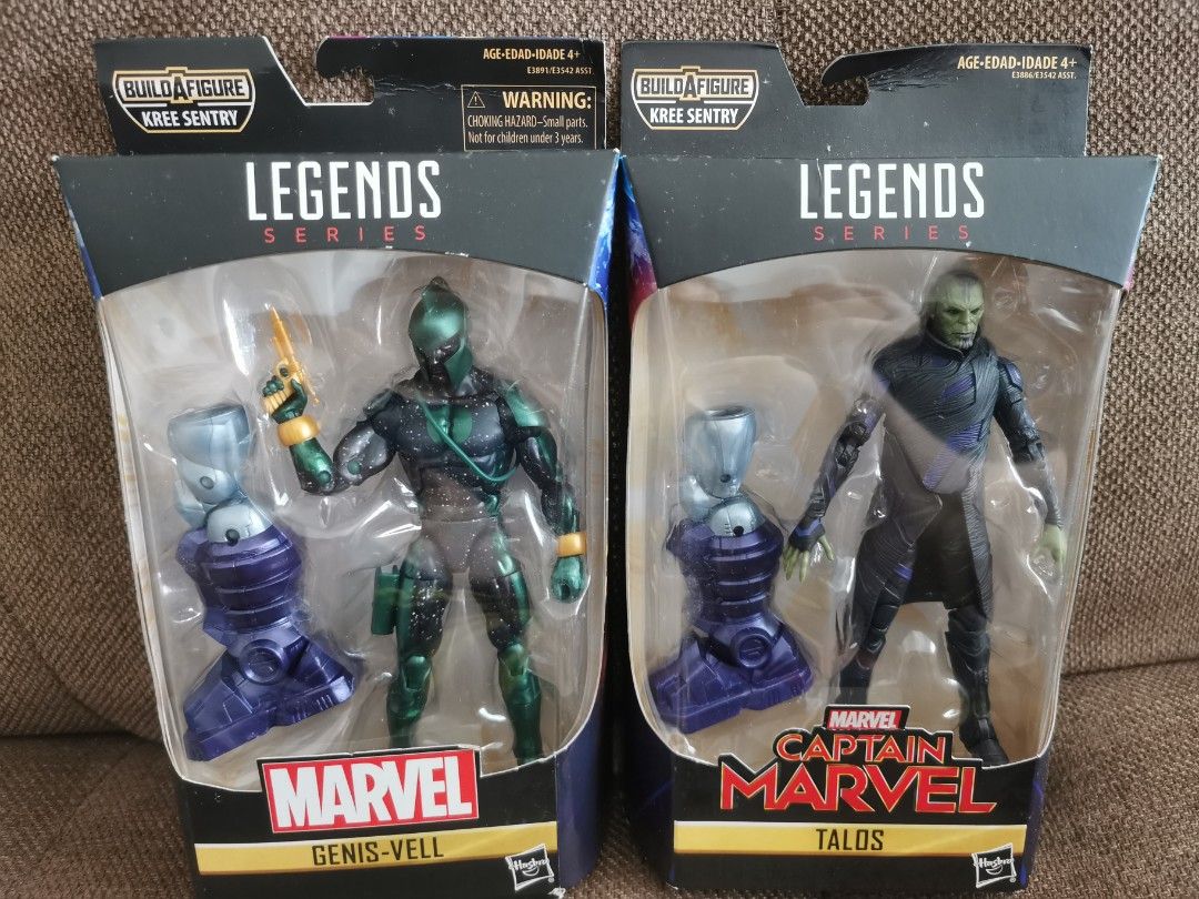 Marvel Legends Captain Marvel Kree Sentry BAF set, Hobbies & Toys, Toys ...