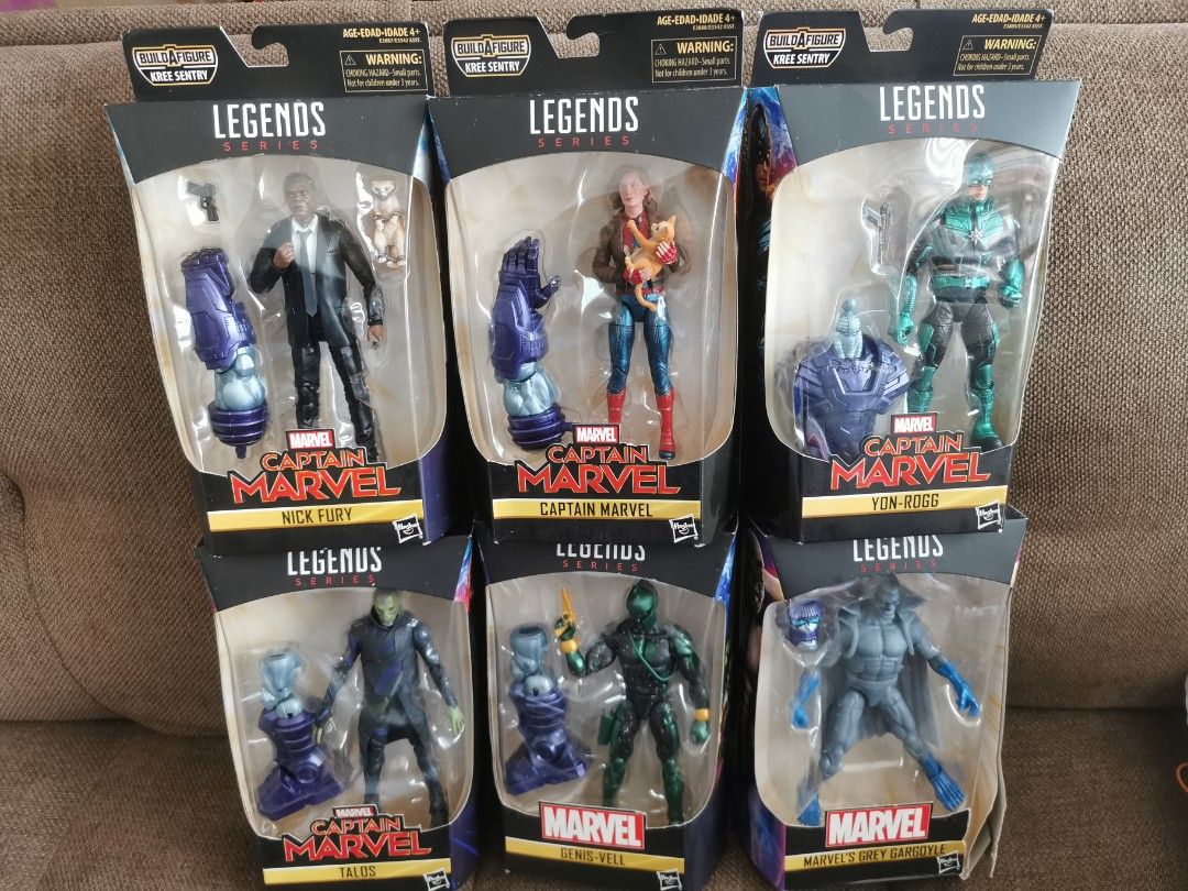 Marvel Legends Captain Marvel Kree Sentry BAF set, Hobbies & Toys, Toys ...