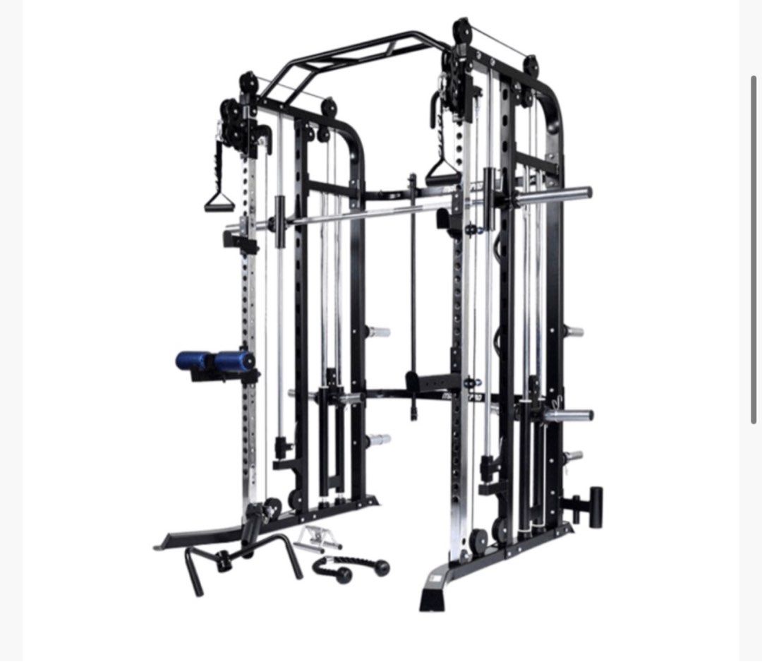 Massfit G5 Pro Functional Trainer & Power Rack & Smith Machine with ...