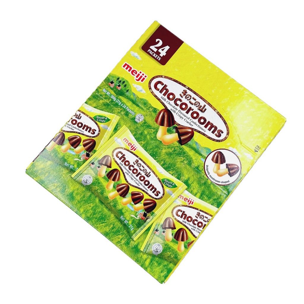 Meiji Chocorooms Japan Originals Milk Chocolate Biscuit, Food & Drinks, Homemade Bakes on Carousell