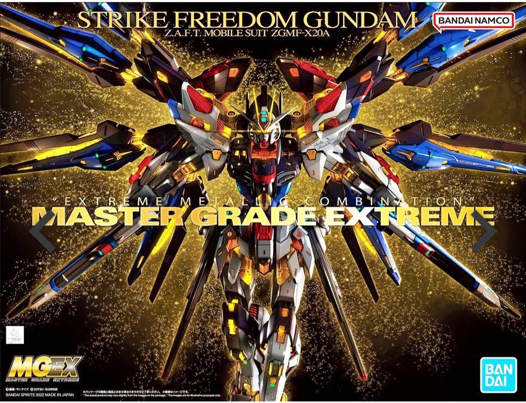 MGEX STRIKE FREEDOM GUNDAM, Hobbies & Toys, Toys & Games on Carousell