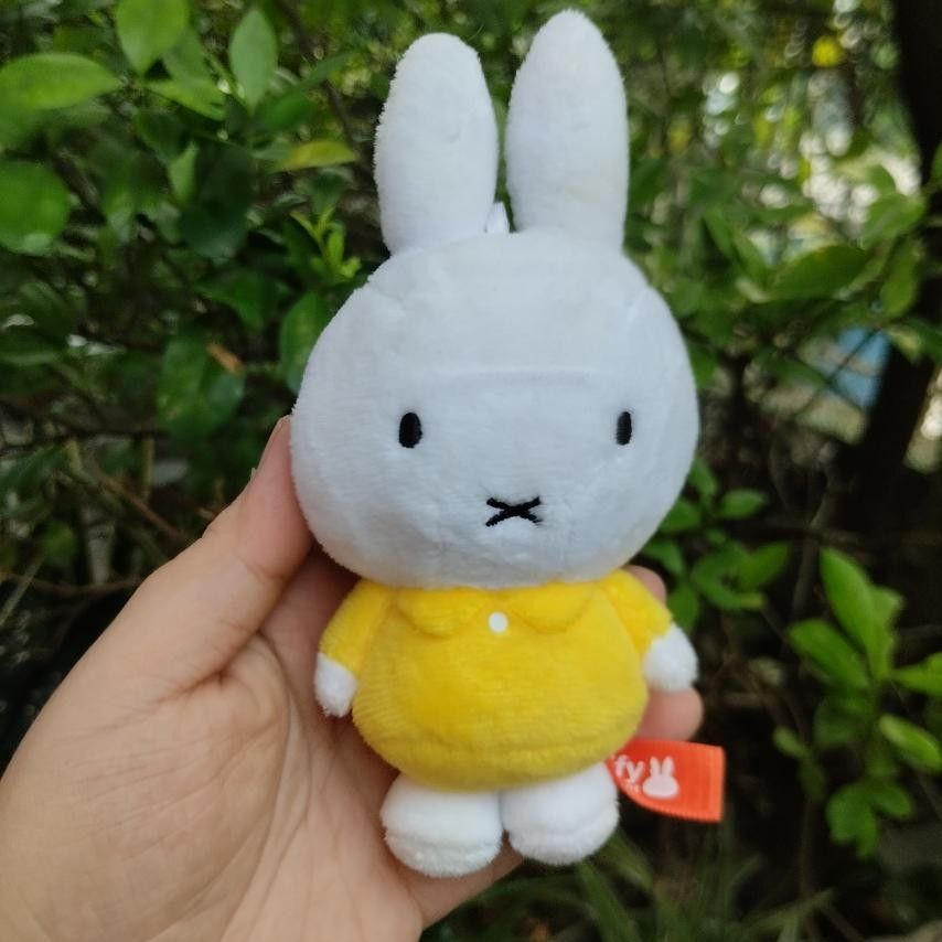 Miffy Yellow Plush Charm on Carousell