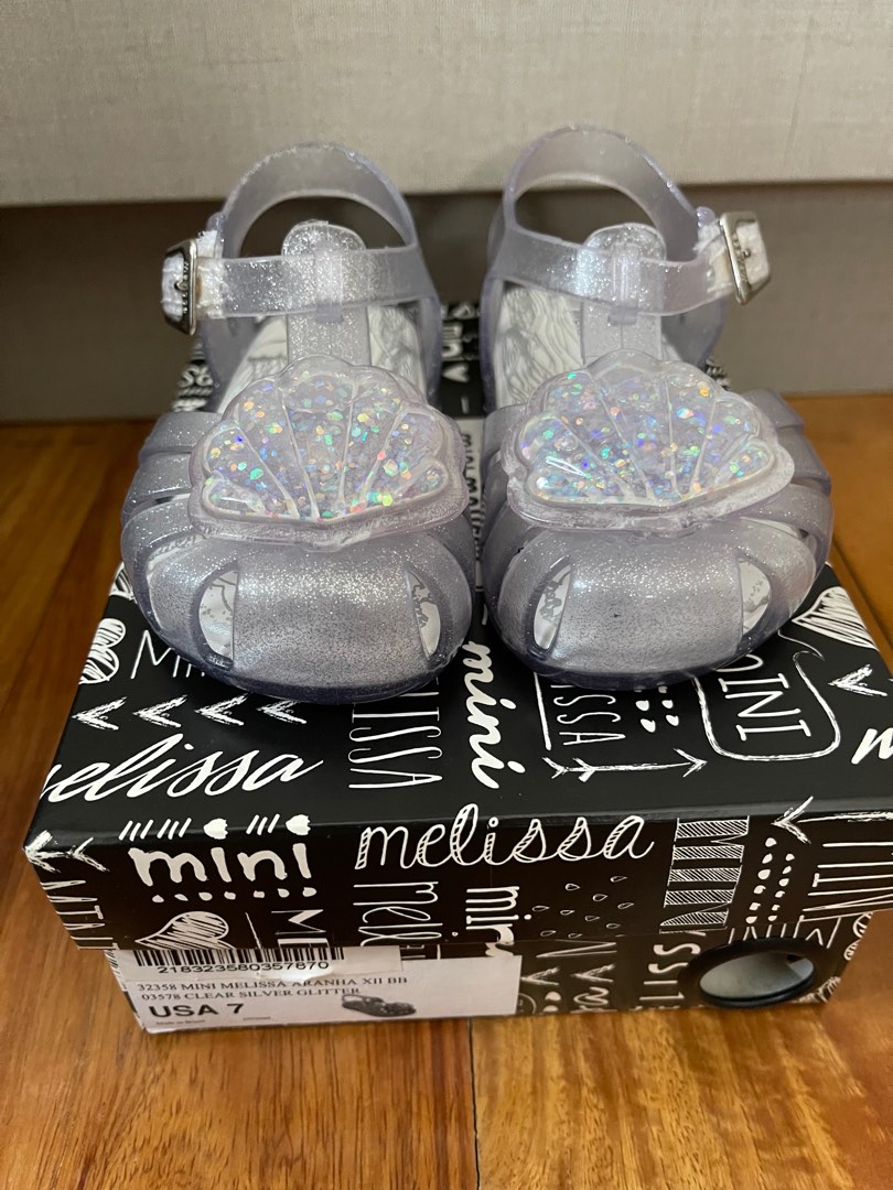 Mini Melissa Sea Shell, Babies & Kids, Babies & Kids Fashion on Carousell