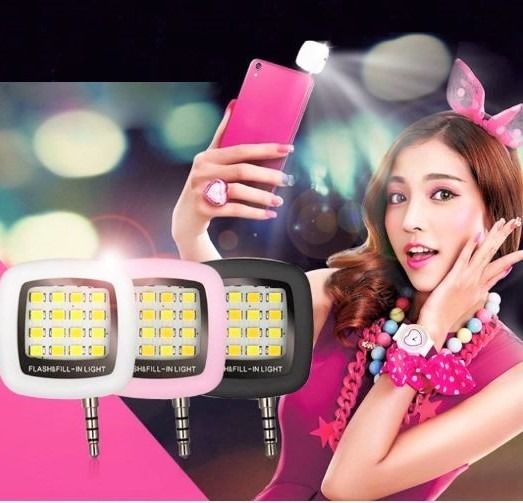 Mini Phone LED Flash Light / Selfie Fill In light (Phone Audio Jack ...