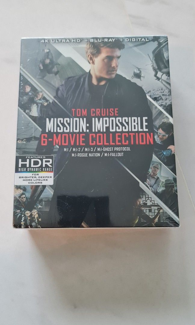 Mission Impossible 6 Movie Collection Box Set 4K UHD Blu Ray, Hobbies ...