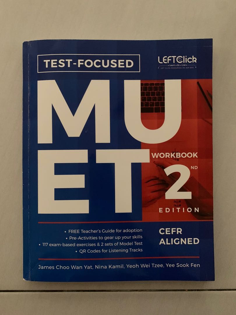 MUET EXERCISE BOOK, Hobbies & Toys, Books & Magazines, Assessment Books ...