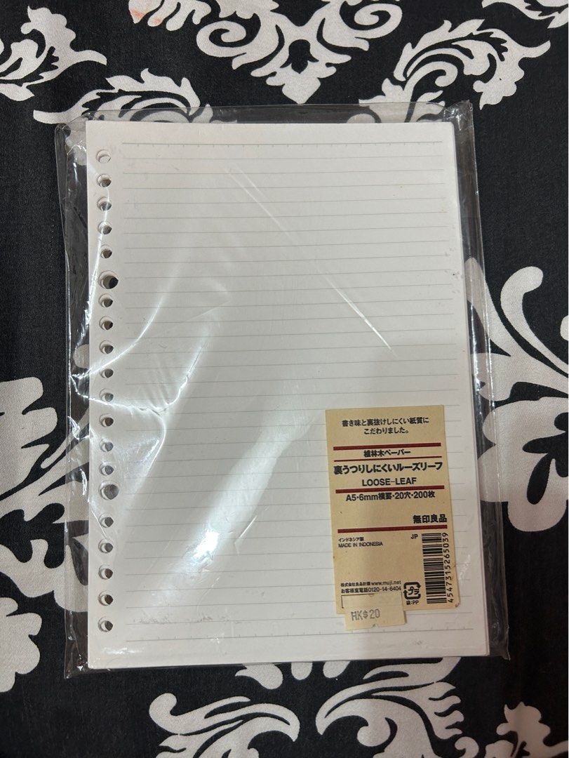 Muji A5 Binder Notebook Refill on Carousell