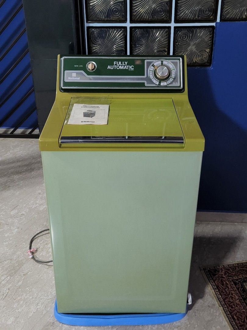 [N.O.S] Vintage 80s National Full Auto Washing Machine, Hobbies & Toys ...