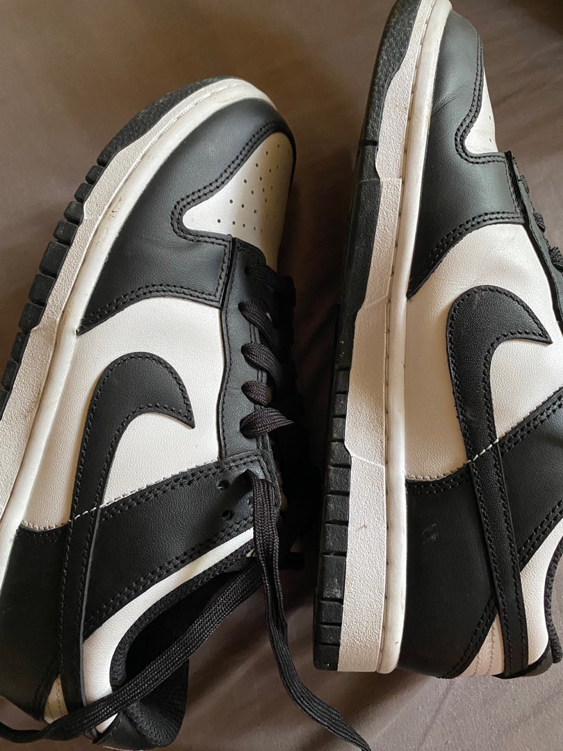Nike Panda SB Dunks Low, Women's Fashion, Footwear, Sneakers on Carousell