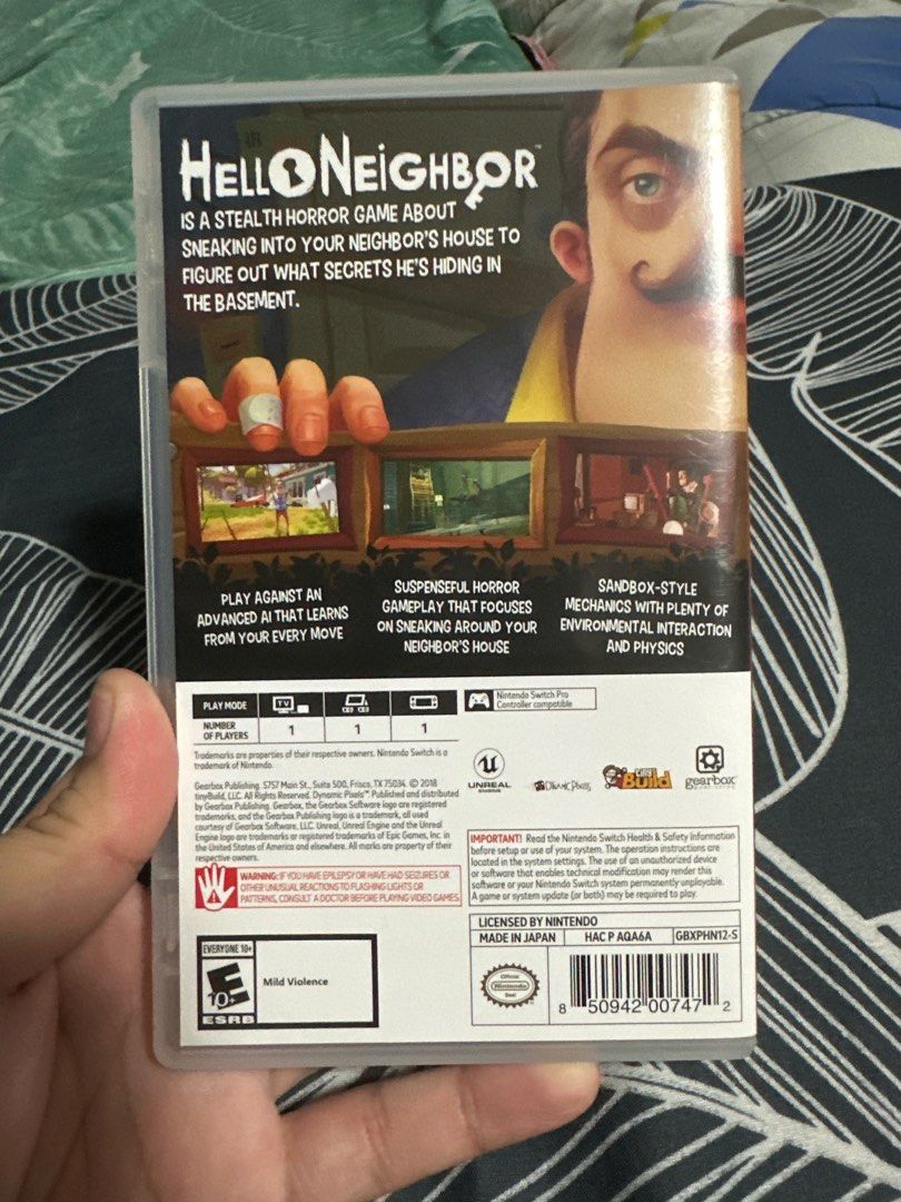 Nintendo Switch Game - Hello Neighbor on Carousell
