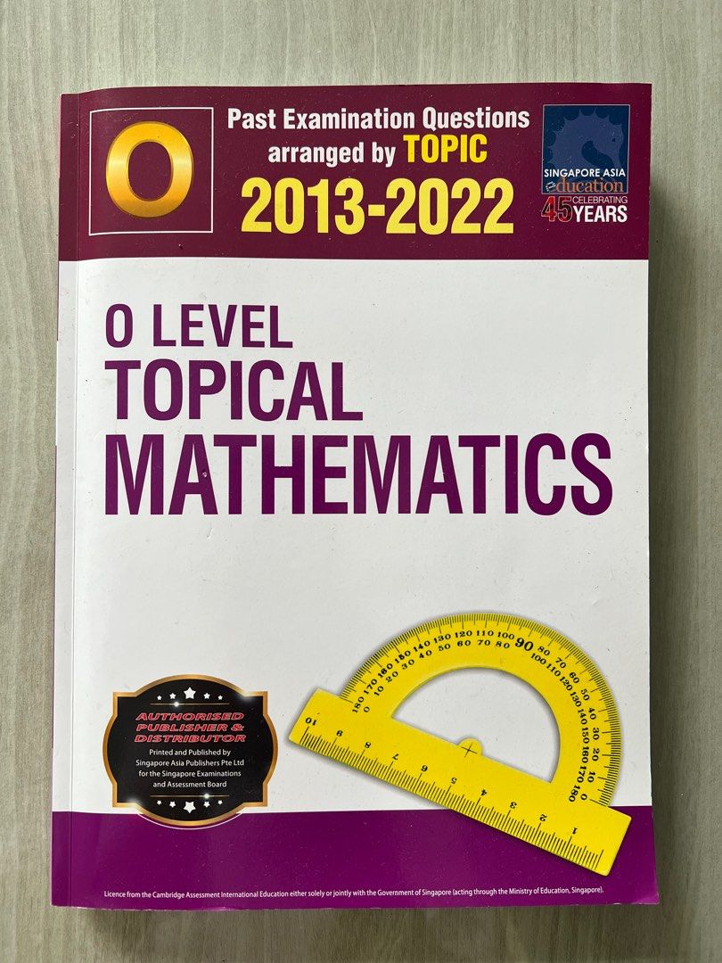 O Level Topical Mathematics, Hobbies & Toys, Books & Magazines ...