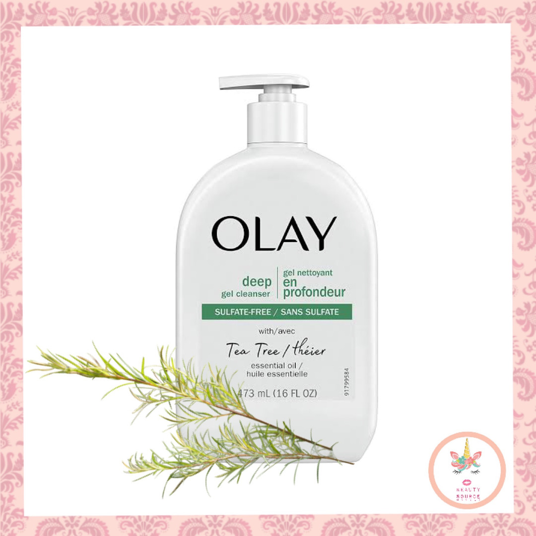OLAY DEEP GEL FACE WASH WITH TEA TREE OIL 16oz (473mL), Beauty ...