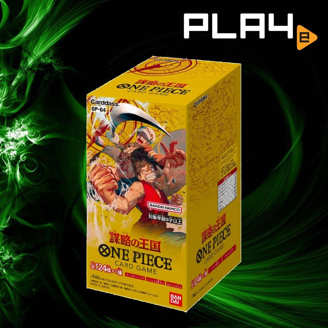 One Piece Card Game OP-04 Kingdoms of Intrigue Booster Pack/Box (7063168) Brand New, Hobbies ...