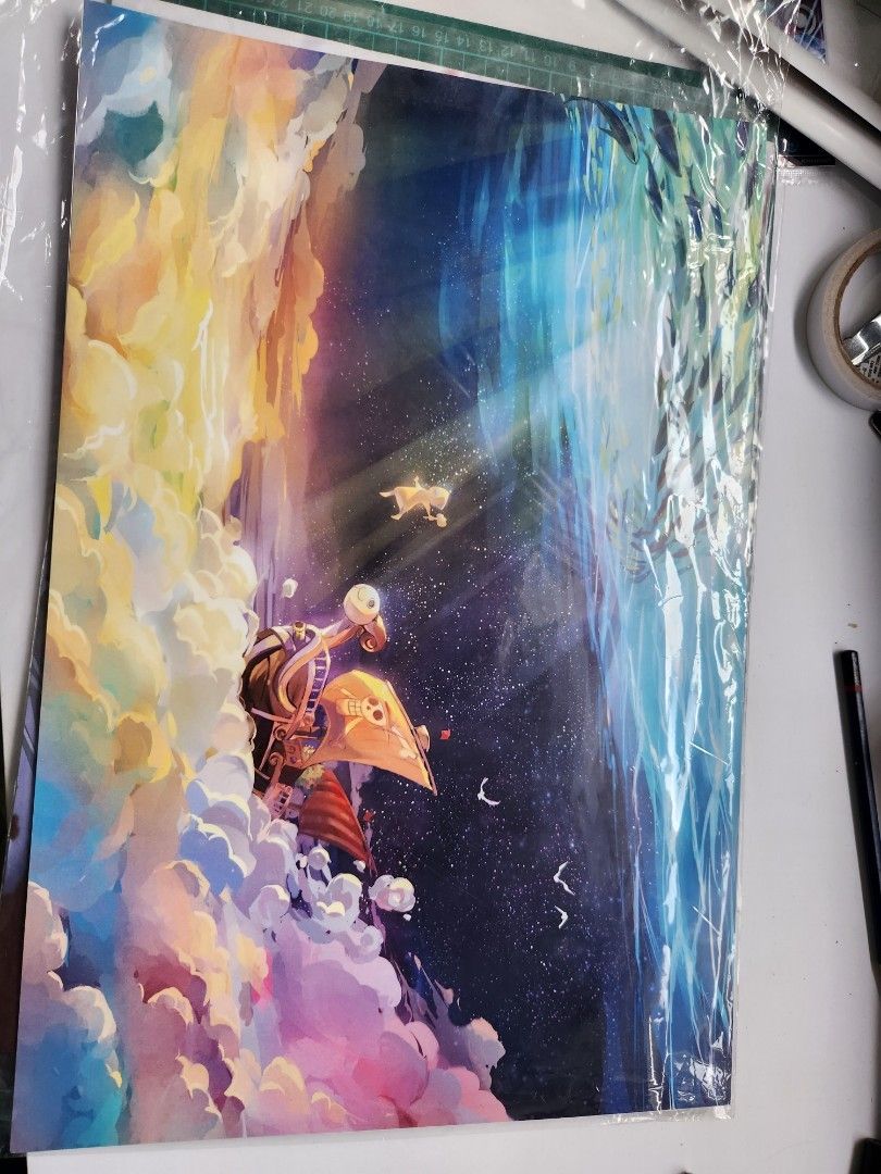 One Piece Going Merry Poster, Hobbies & Toys, Memorabilia ...