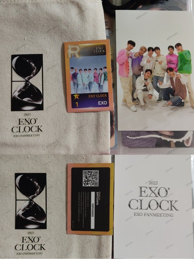 Onhand EXO CLOCK 2023 EXO FANMEETING, Hobbies & Toys, Memorabilia ...