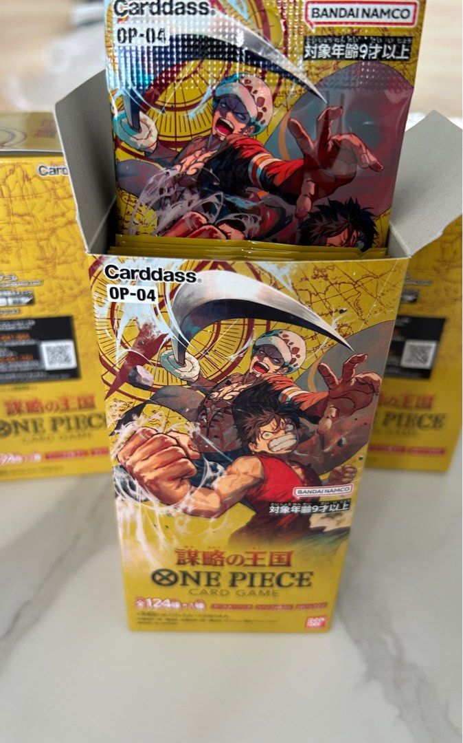 OP04- One piece 04 packs for sale, Hobbies & Toys, Toys & Games on ...
