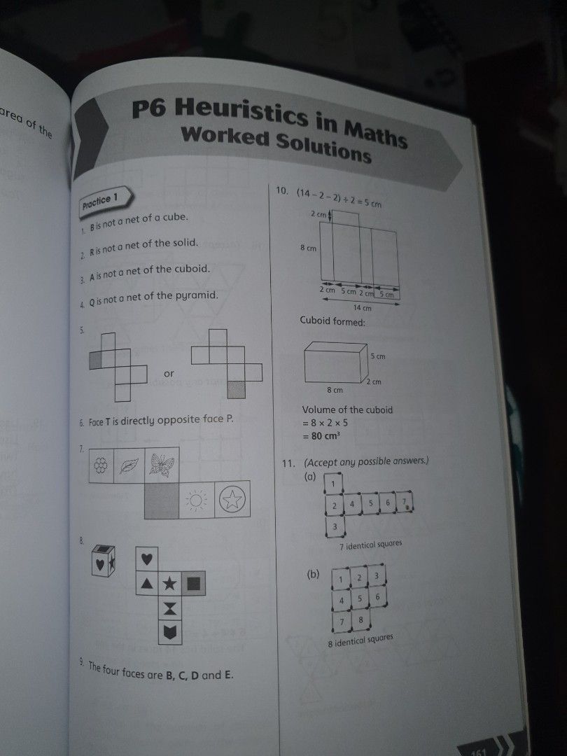 P6/PSLE Maths Heuristics practice book, Hobbies & Toys, Books ...