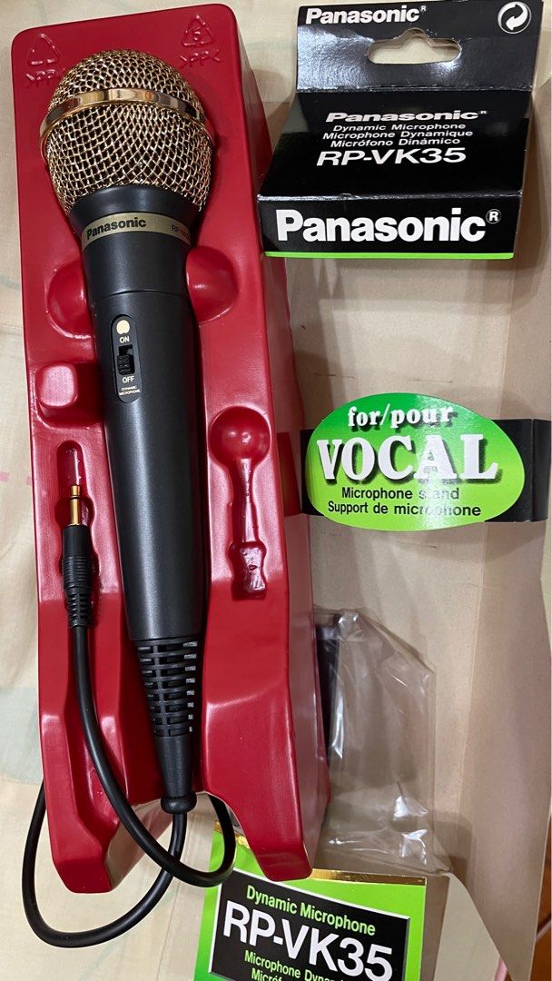 Panasonic dynamic Microphone, 音響器材, 其他音響配件及設備 - Carousell