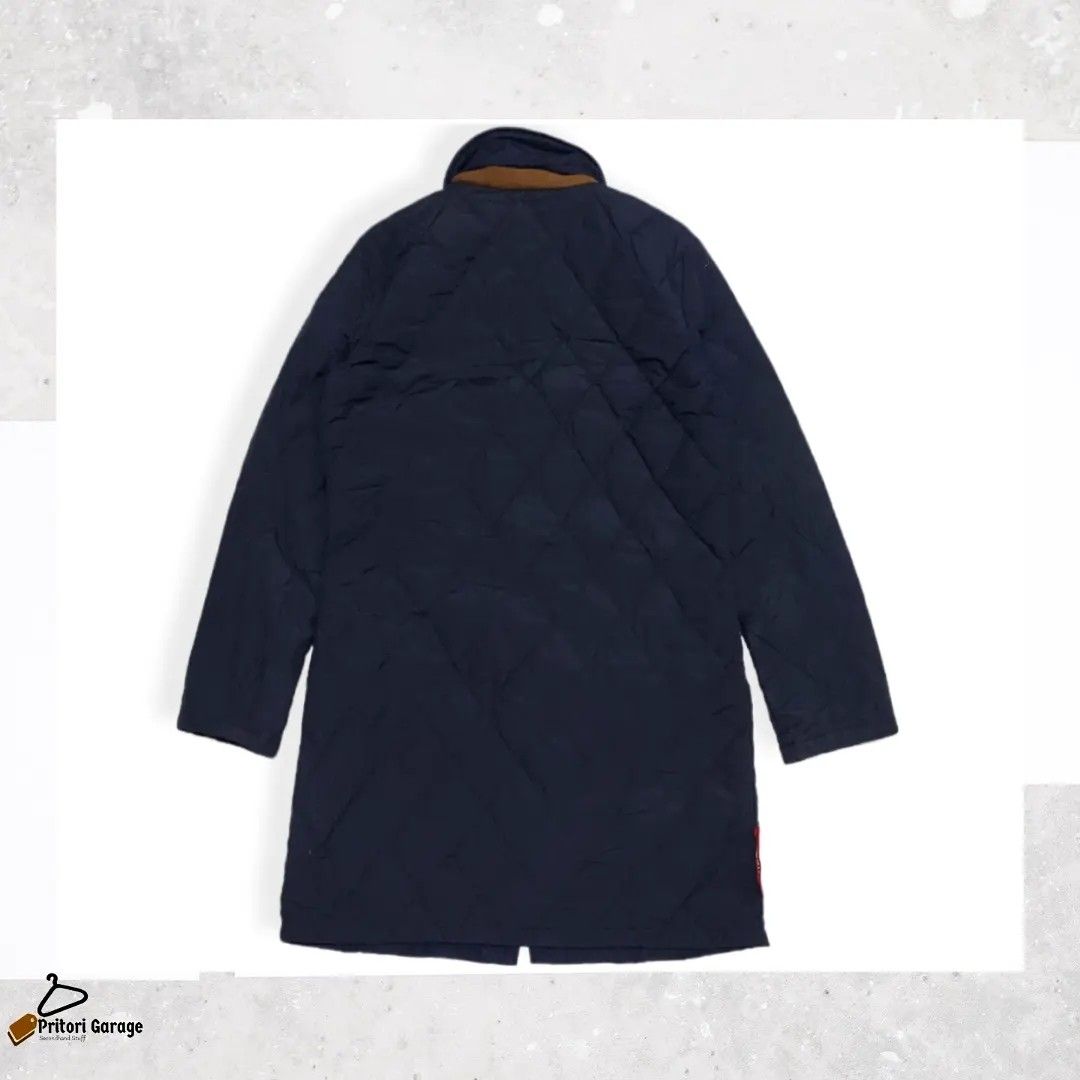 Parka Coat Quilted Puffer Jacket Googims Lab Fly Series Navy Color ...