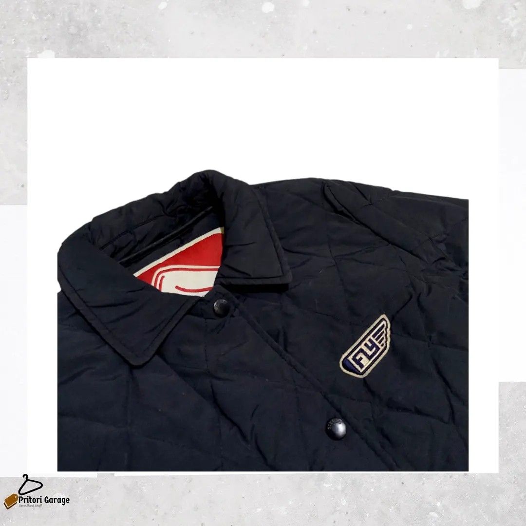 Parka Coat Quilted Puffer Jacket Googims Lab Fly Series Navy Color ...