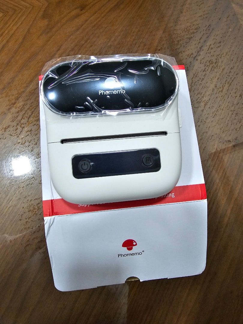 Phomemo M220 Printer + 1 Roll 50 x 50mm Round Khaki Label 1, Computers ...