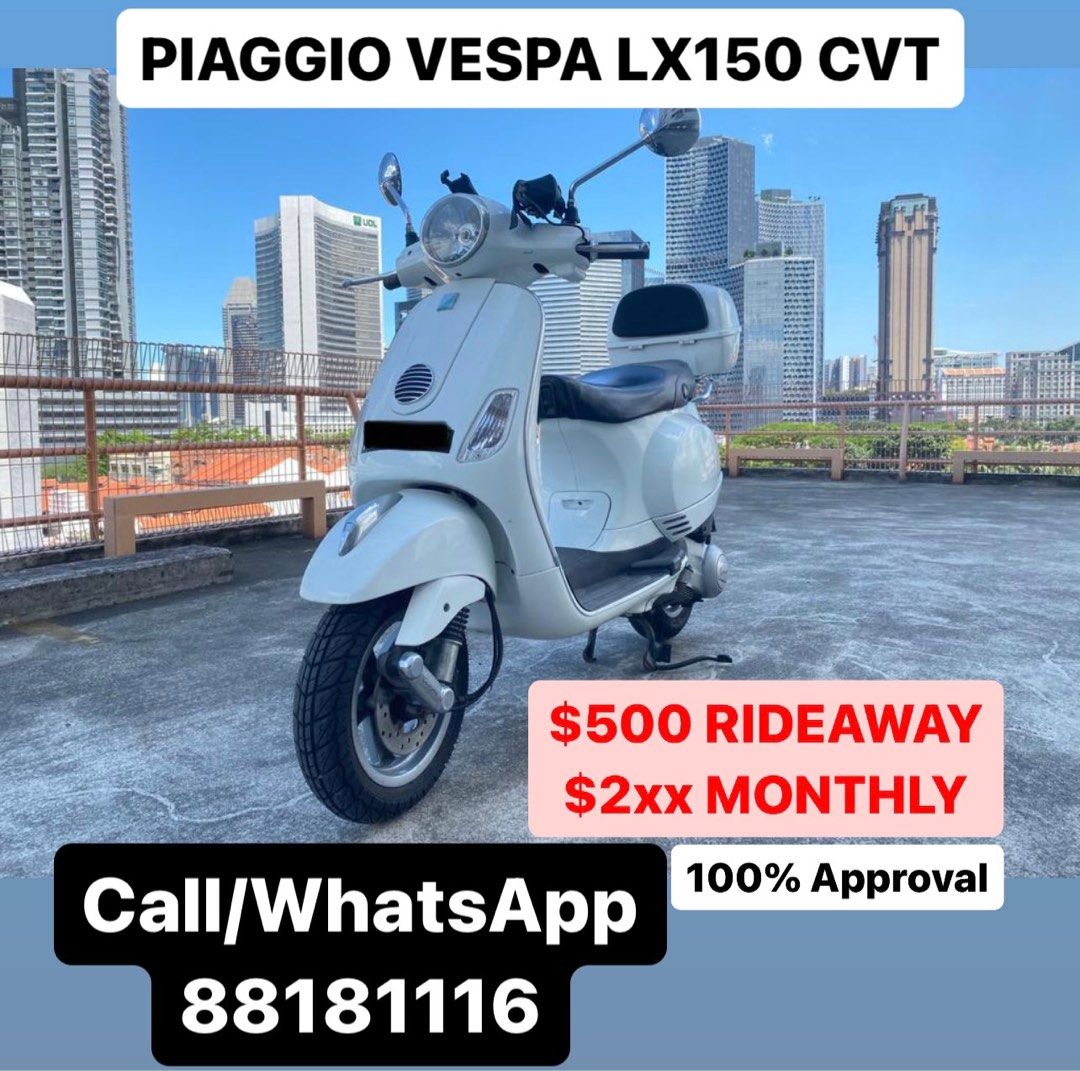 PIAGGIO VESPA LX150 CVT, Motorcycles, Motorcycles for Sale, Class 2B on ...