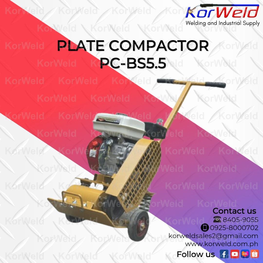 PLATE COMPACTOR PC-BS5.5, Commercial & Industrial, Industrial Equipment ...