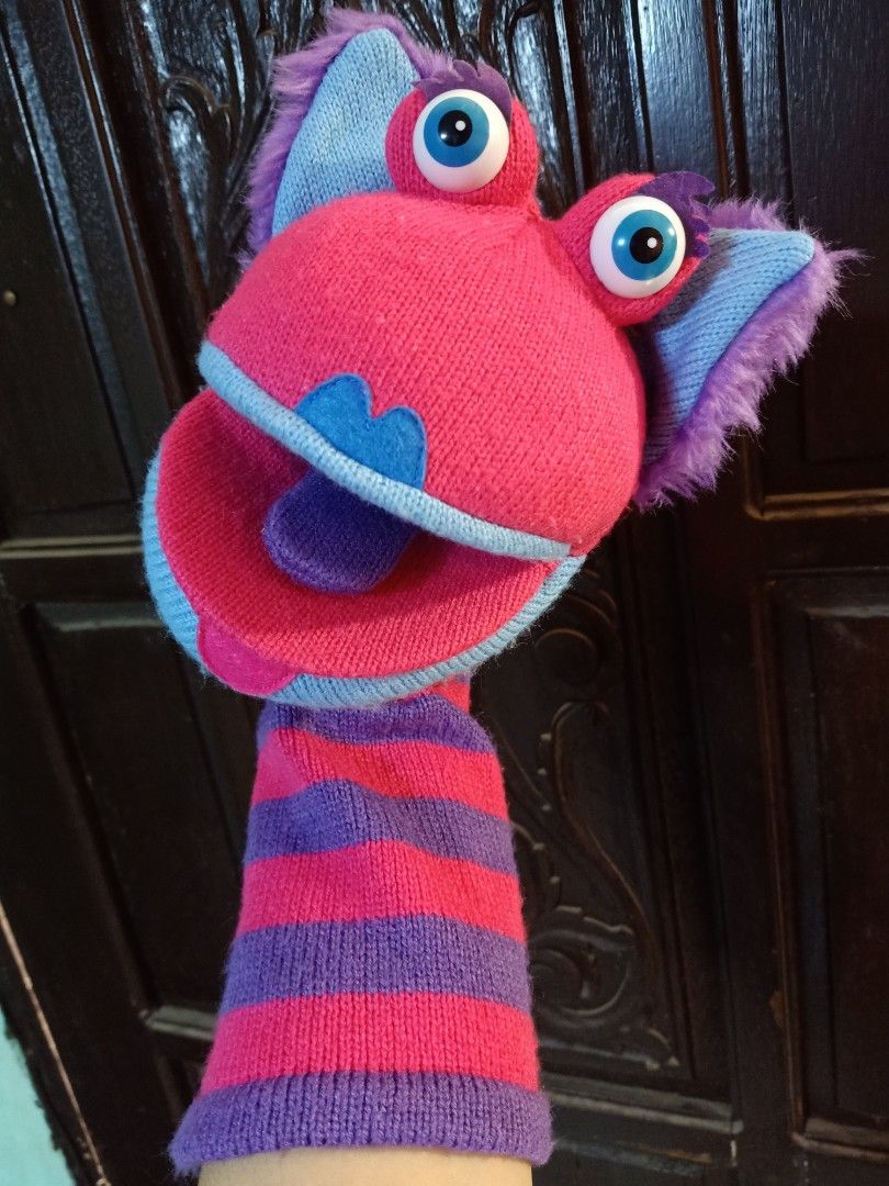 PLAYFUL WORM SOCK HAND PUPPET, Hobbies & Toys, Toys & Games on Carousell