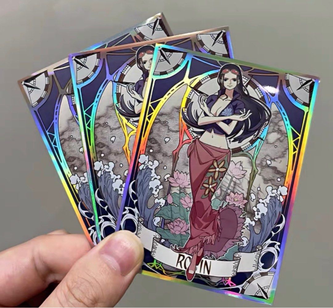 (PO) One Piece Anime Card Sleeves Standard Size for Pokemon One Piece ...
