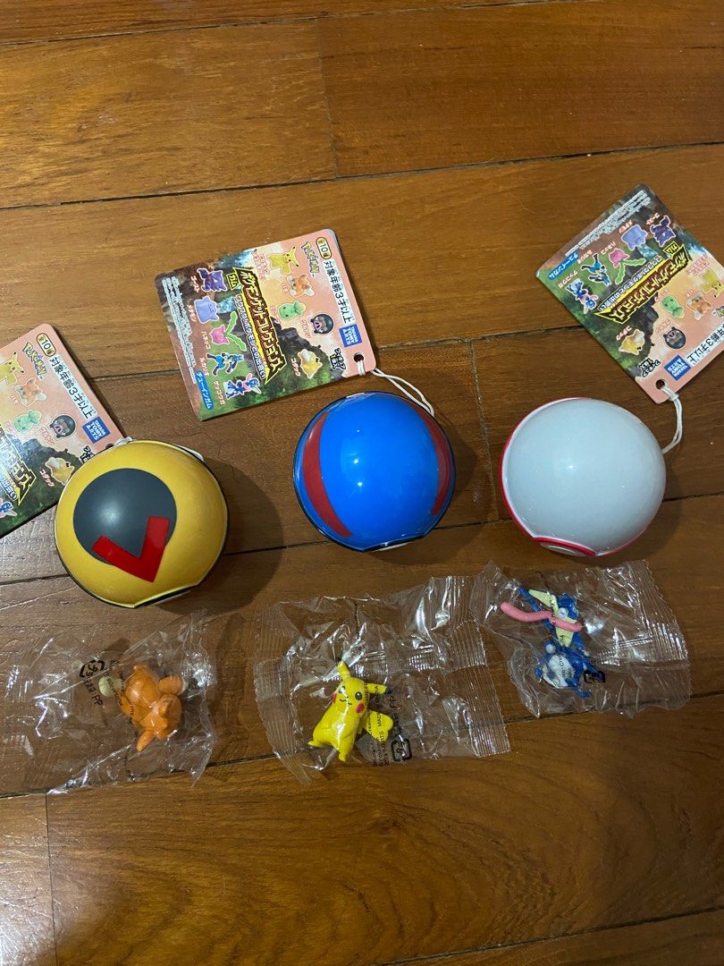 Pokemon Mini Figure With Pokeball - Takara Tomy, Hobbies & Toys, Toys ...