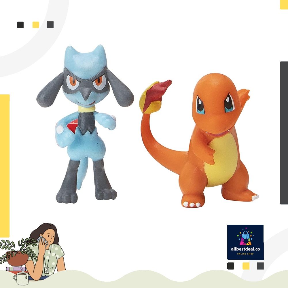 Pokemon Surprise Attack Game - Charmander No.1 and Riolu - 2 Surprise ...