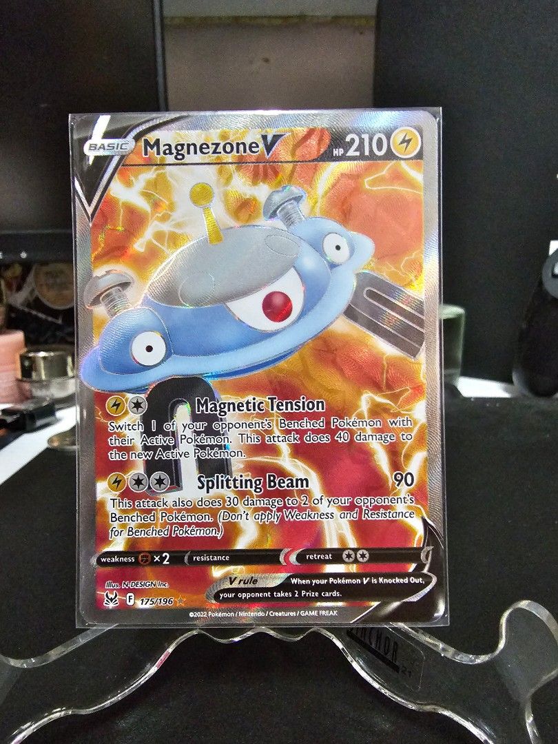Pokemon TCG - Magnezone V Full Art, Hobbies & Toys, Toys & Games on ...