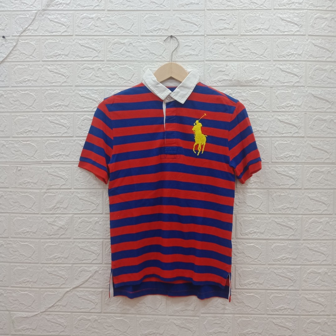 Polo ralph lauren rugby short sleeve polo shirt, Bayi & Anak, Baju Anak ...