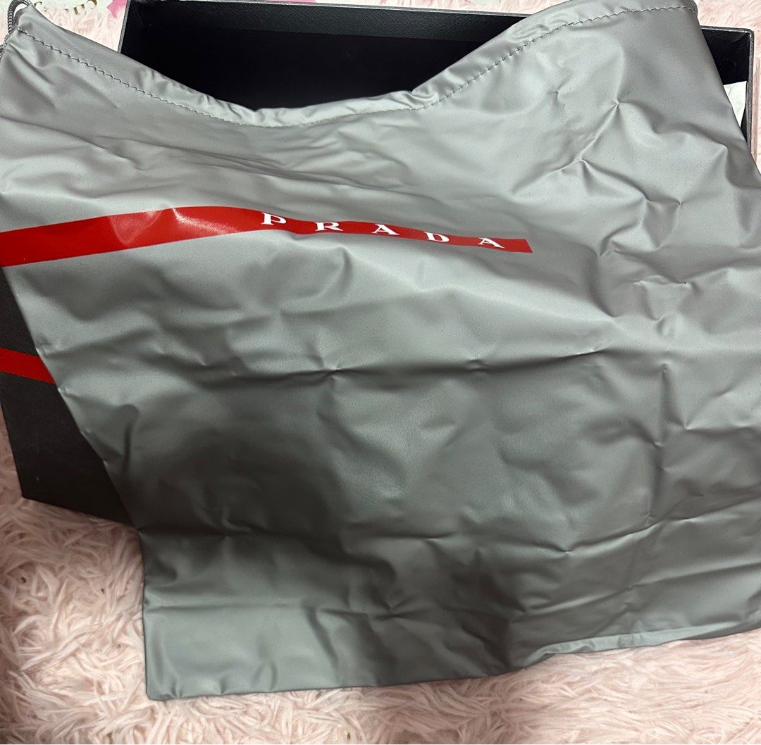 Prada Shoe Box and Dust Bag on Carousell