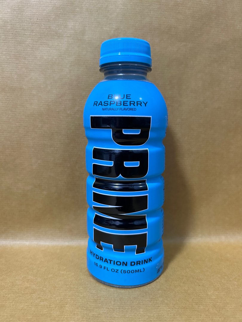 Prime blue raspberry drink bottle by ksi and Logan Paul, Health ...