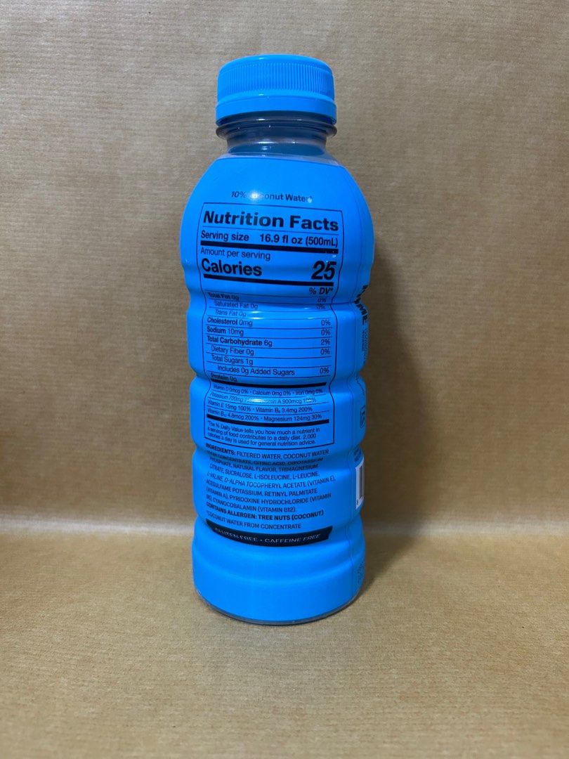 Prime blue raspberry drink bottle by ksi and Logan Paul, Health ...