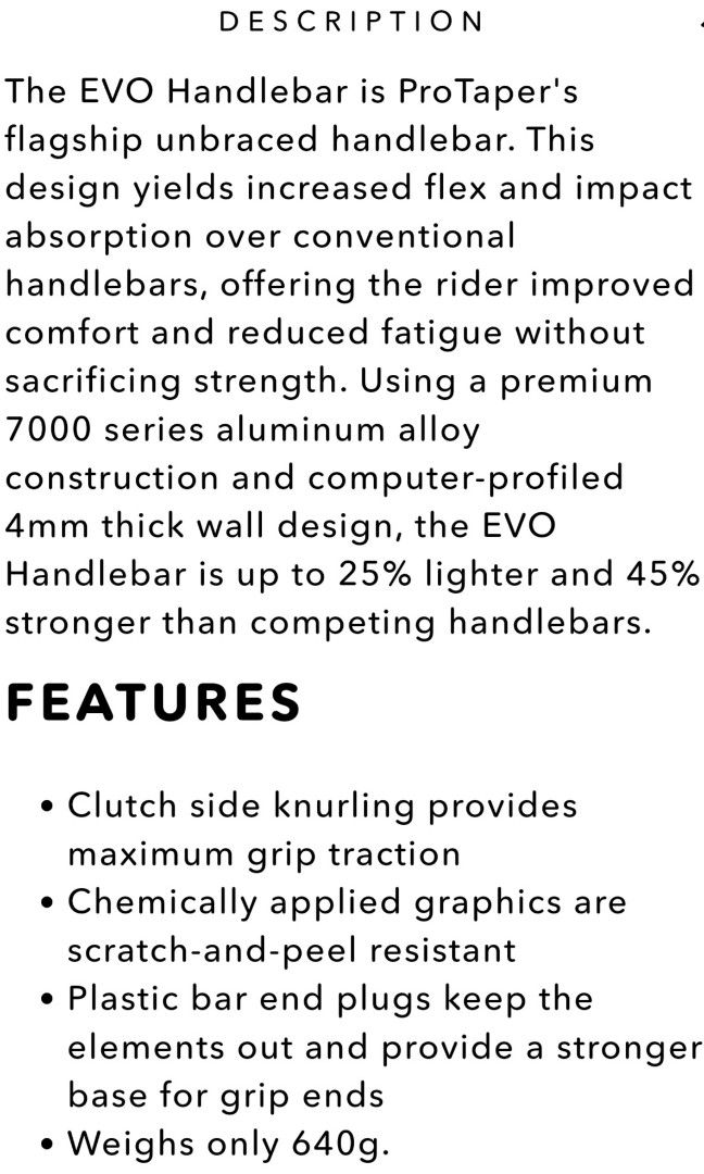 Protaper Evo Handlebar Carmichael, Motorcycles, Motorcycle Accessories on Carousell